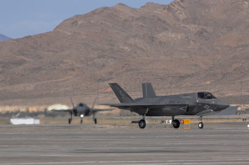 Bringing the heat: F-35B Lightning IIs arrive at Nellis Air Force Base for Red Flag 17-3 ...