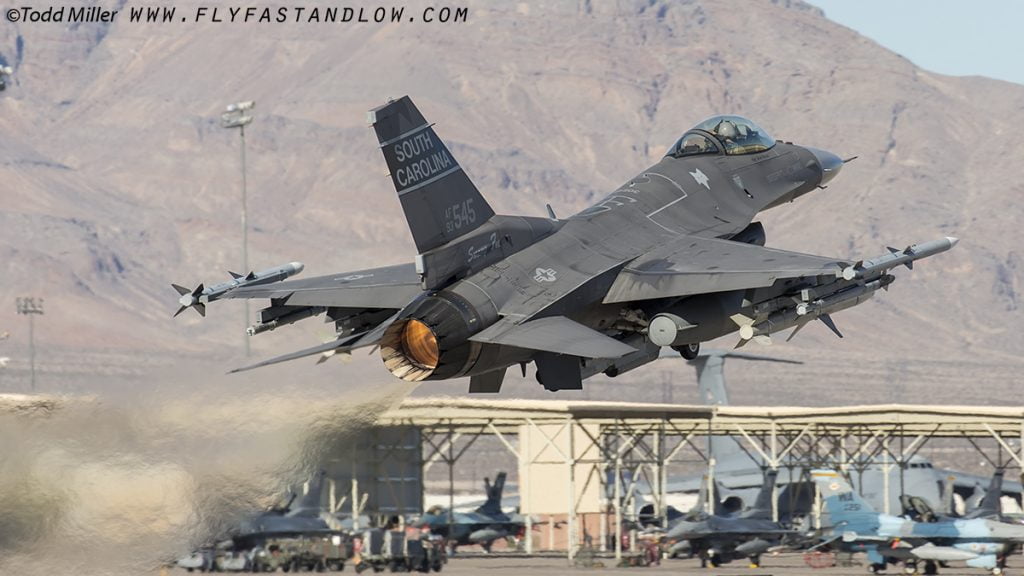 F-16CJ SCANG launch D - Second Line of Defense