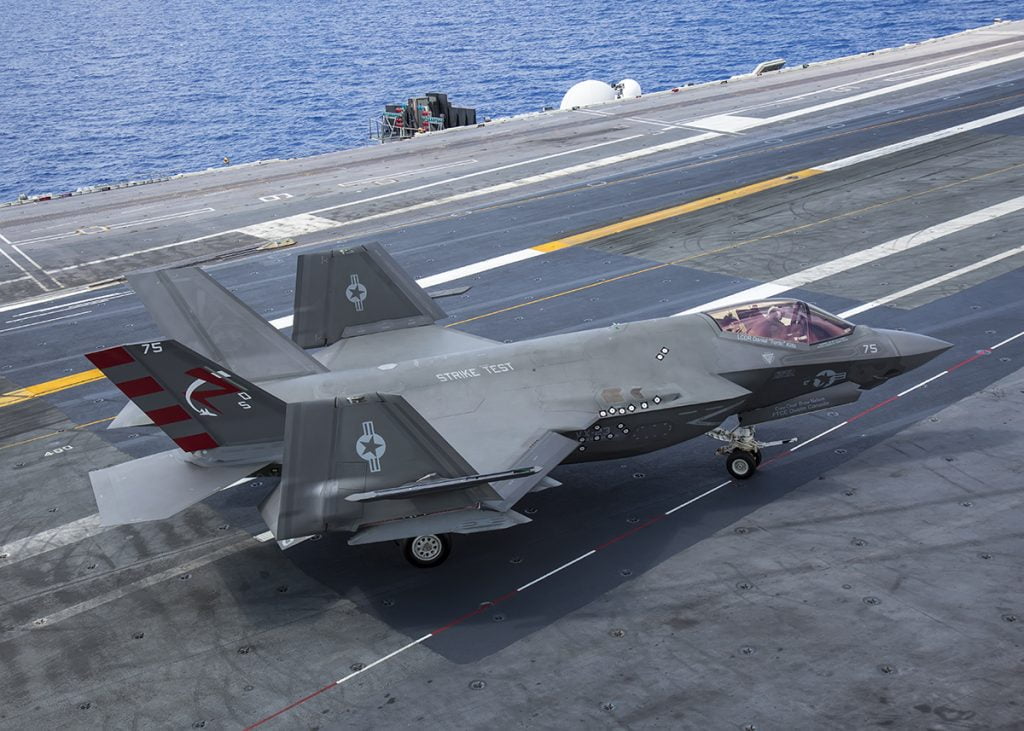 F-35C Wings Fold S - Second Line of Defense