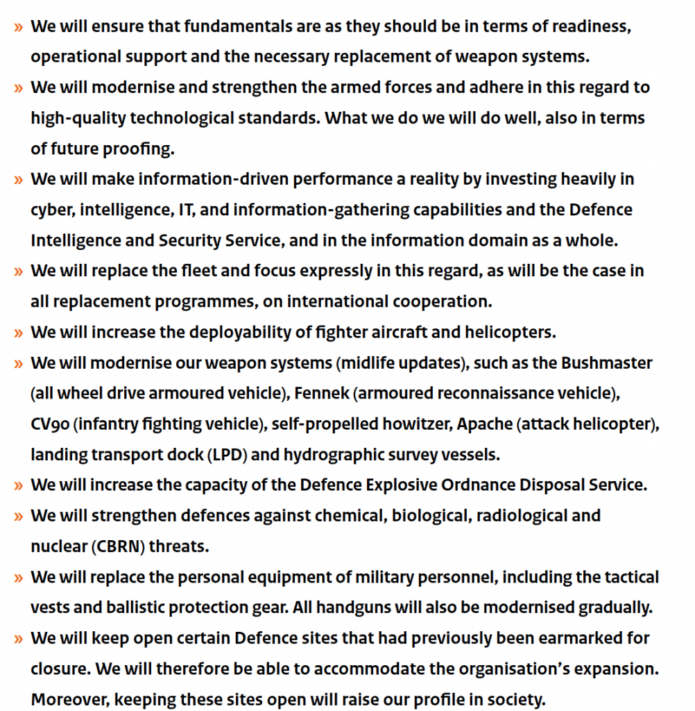 Dutch Defence White Paper, 2018 - Second Line of Defense