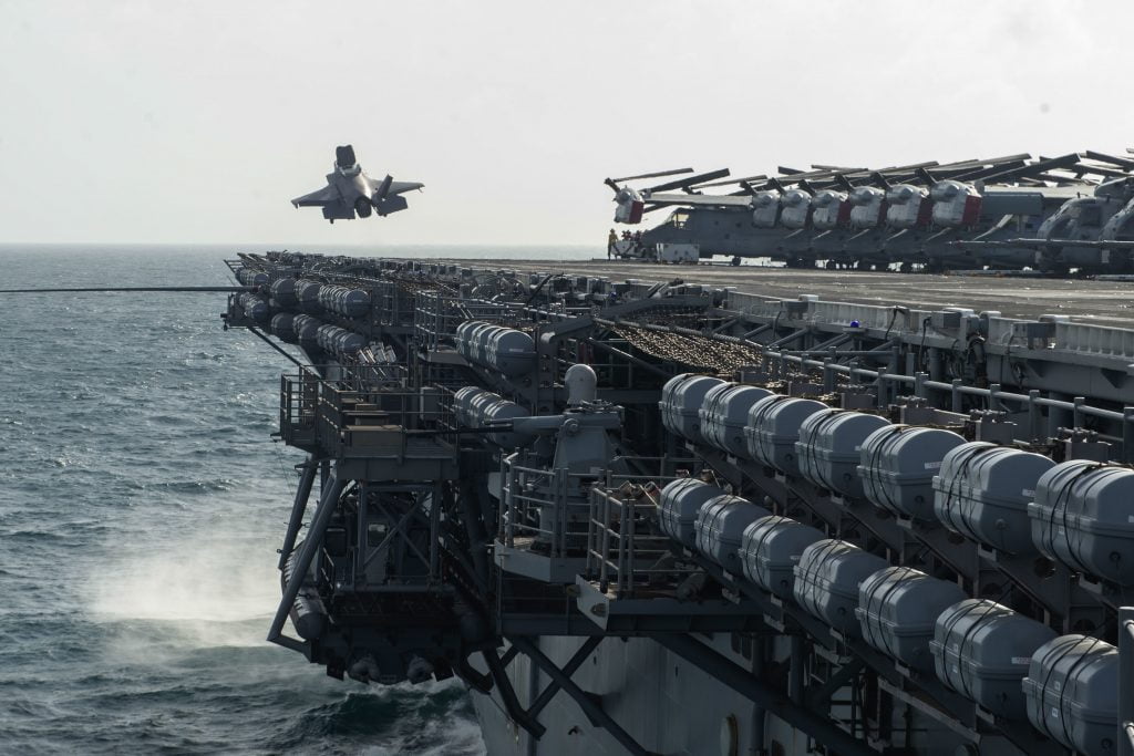 USMC Conducts First F-35 Combat Operations from a Seabase - Second Line ...