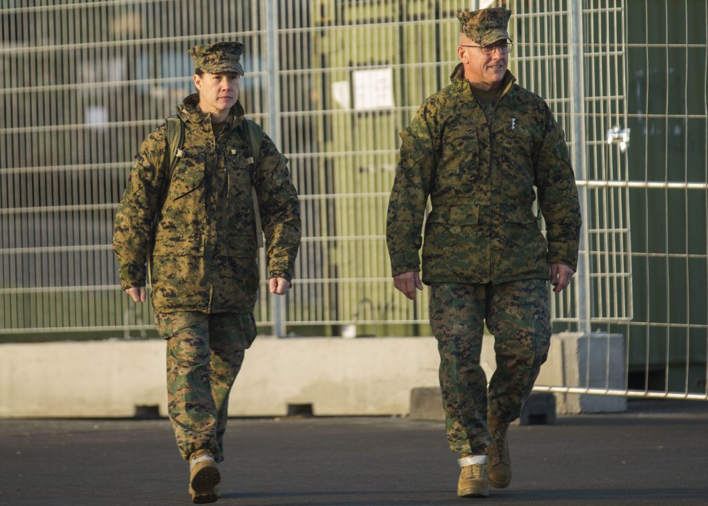 II MEF CG Tours 2nd MAW Area of Operations - Second Line of Defense