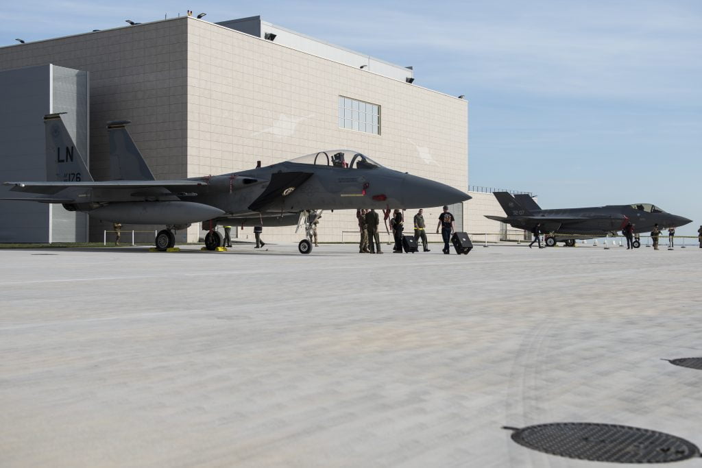 493rd FS trains during Tactical Leadership Programme 18-4 - Second Line ...