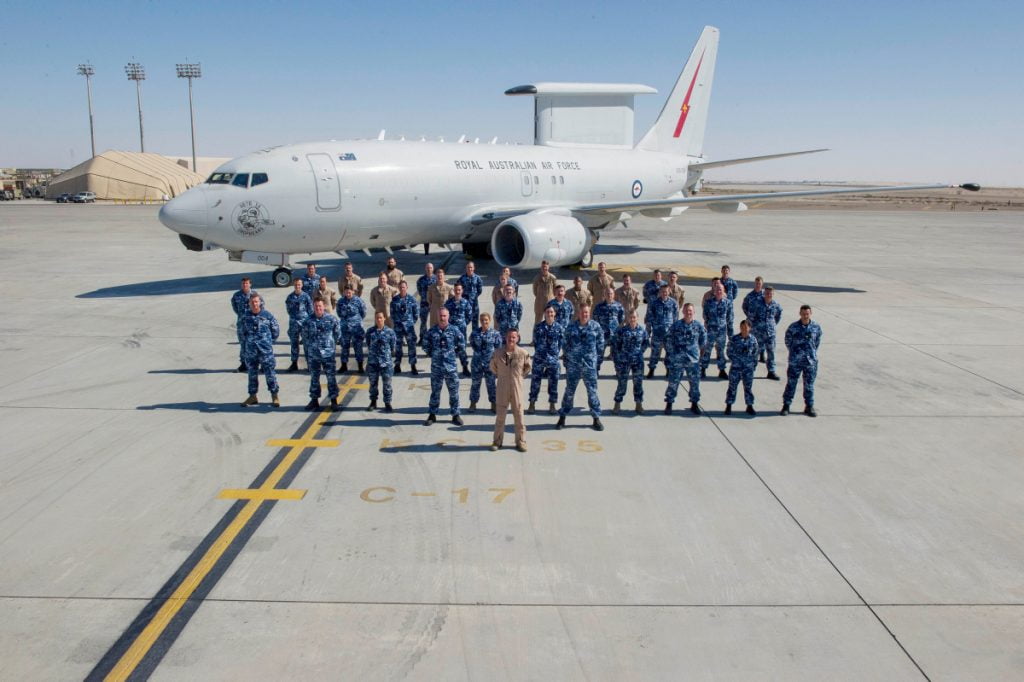 E-7A Wedgetail Airborne Early Warning and Control aircraft returns home ...