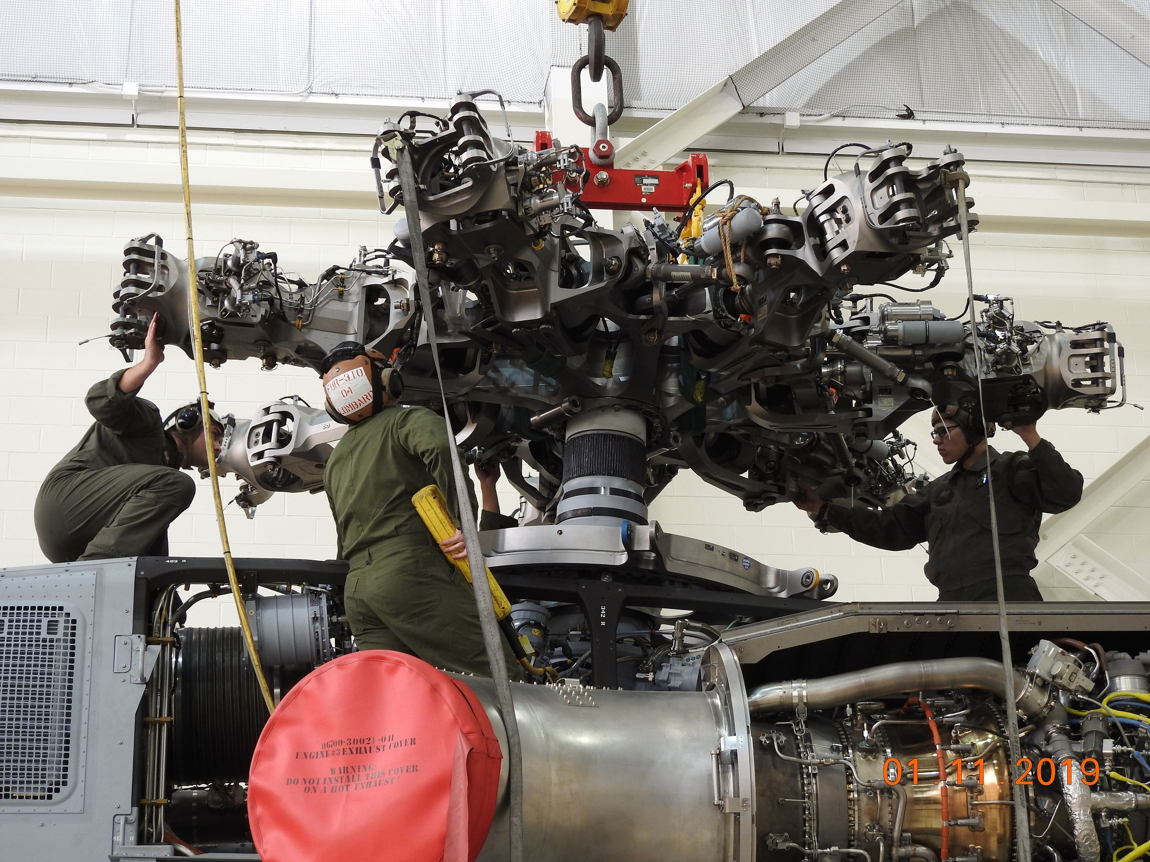 Main Rotor Head Install Second Line Of Defense