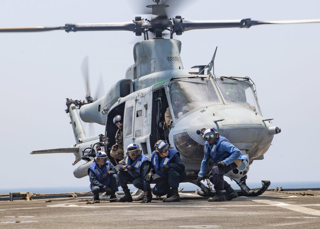 Carter Hall Conducts Flight Operations - Second Line of Defense