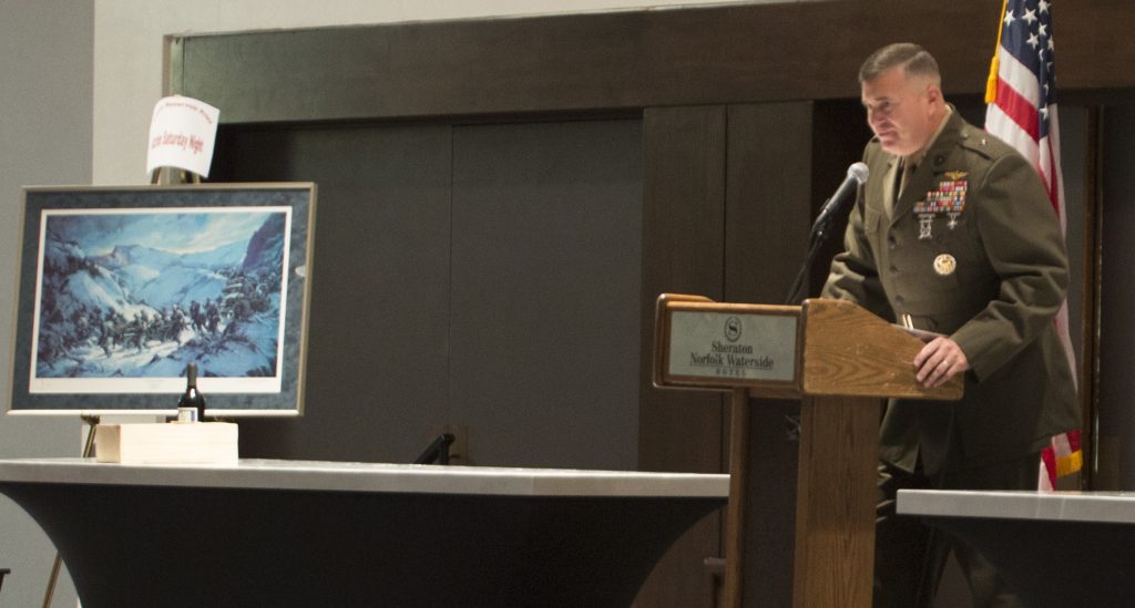 Brig. Gen. Michael S. Cederholm speaks to the 'Chosin Few' - Second ...