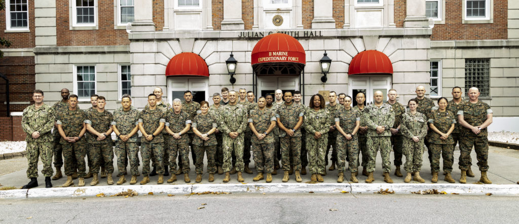 Working USMC and US Navy Integration: 2nd ESG and 2nd MEB - Second Line ...