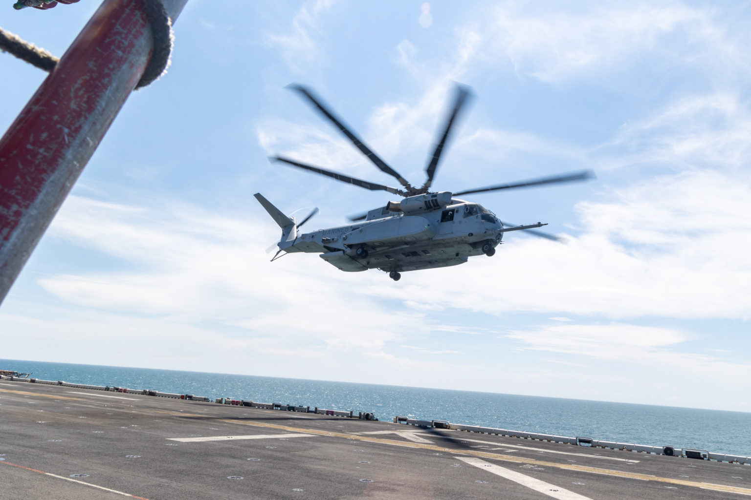 22nd MEU(SOC) | CH-53K Land on USS Iwo Jima During COMPTUEX - Second ...