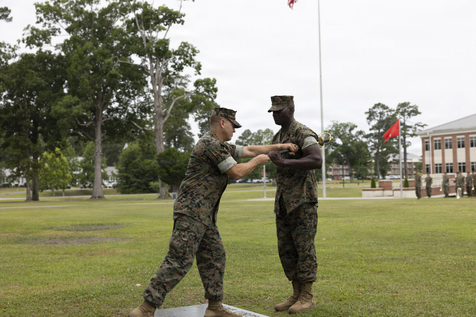 MUMS-14 activation ceremony - Second Line of Defense